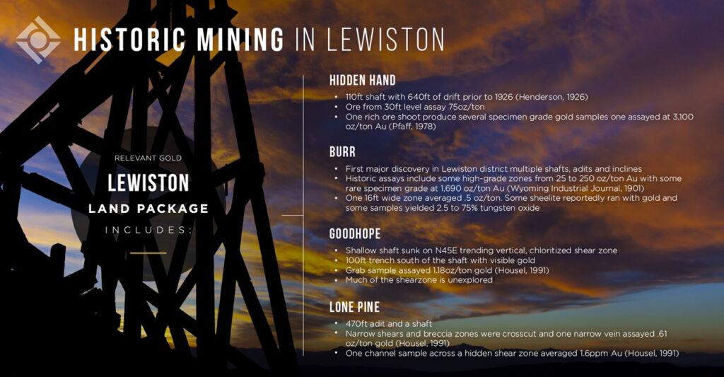 Lewiston - Relevant Gold Corp
